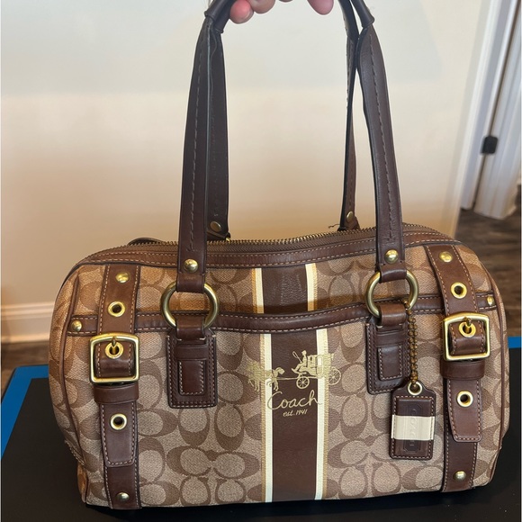 Coach | Bags | Coach Logo Purse | Poshmark